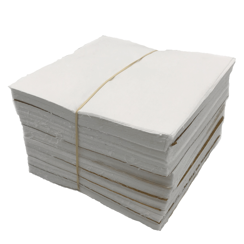 7" x 7" Pre-Cut Sheets Woven Backing - White: PinPoint International