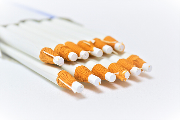 White Marking Pencil with String 1 Dozen: PinPoint International